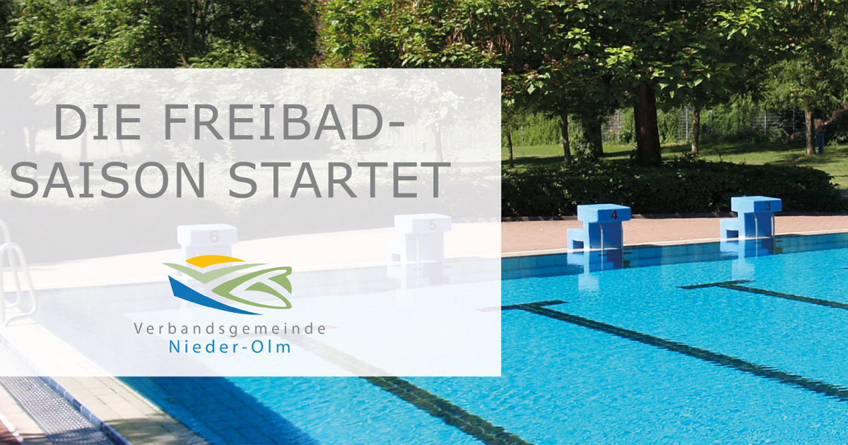Freibadsaison startet | Verbandsgemeinde Nieder-Olm