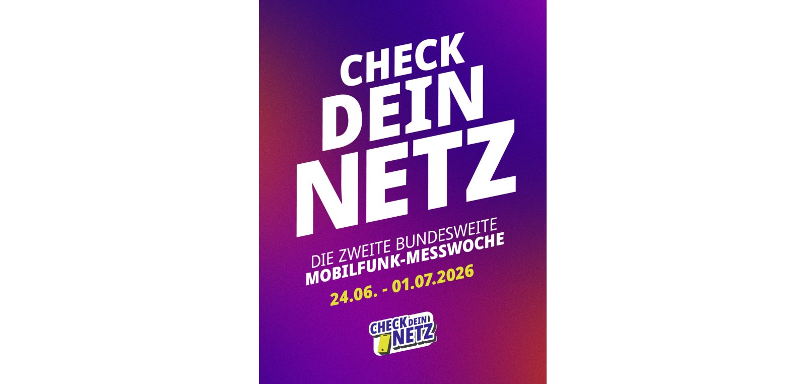 Zweite bundesweite Mobilfunk-Messwoche vom 24. Juni bis 1. Juli 2026 ...